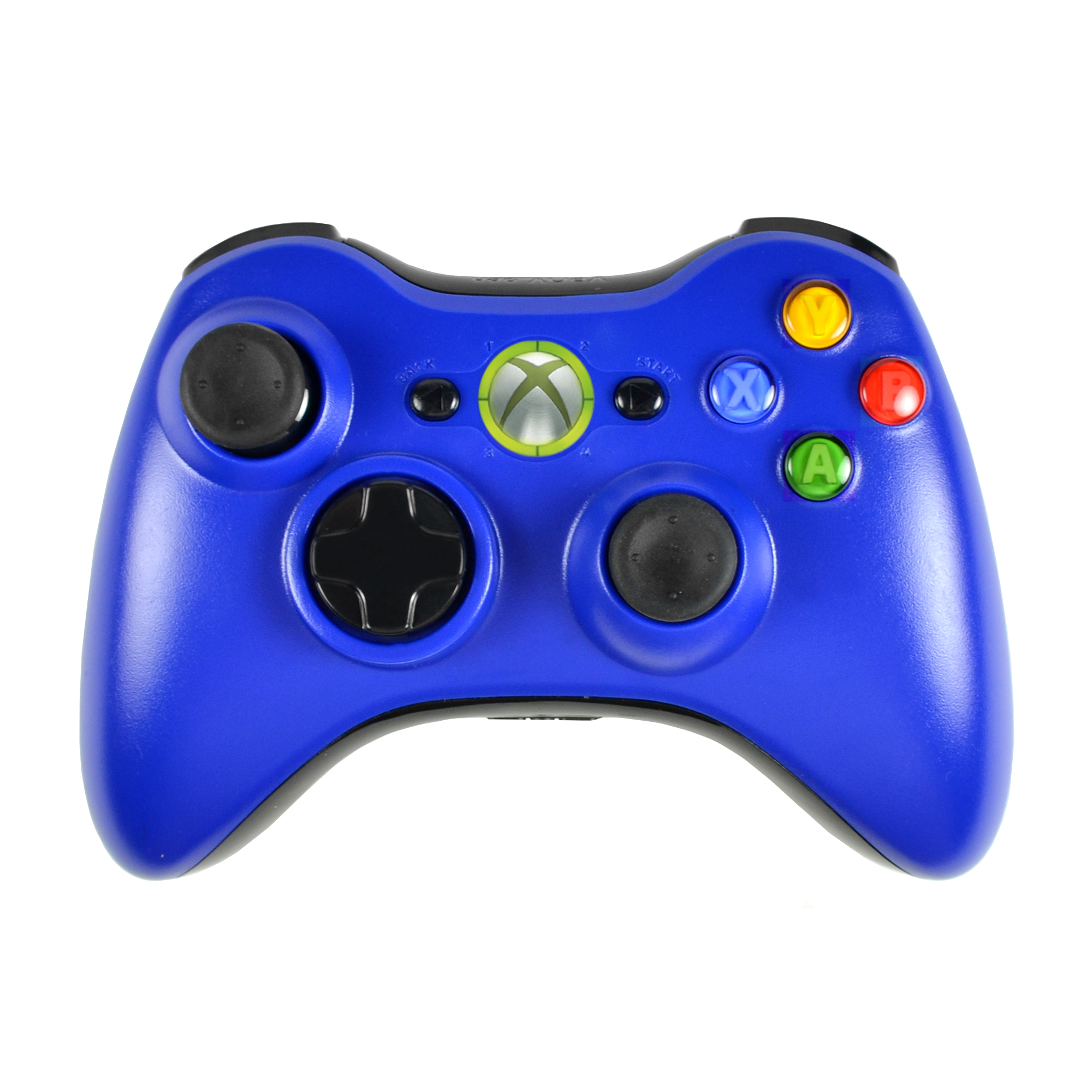 Microsoft Xbox 360 Slim Wireless Gamepad Controller, Blue, Generic ...